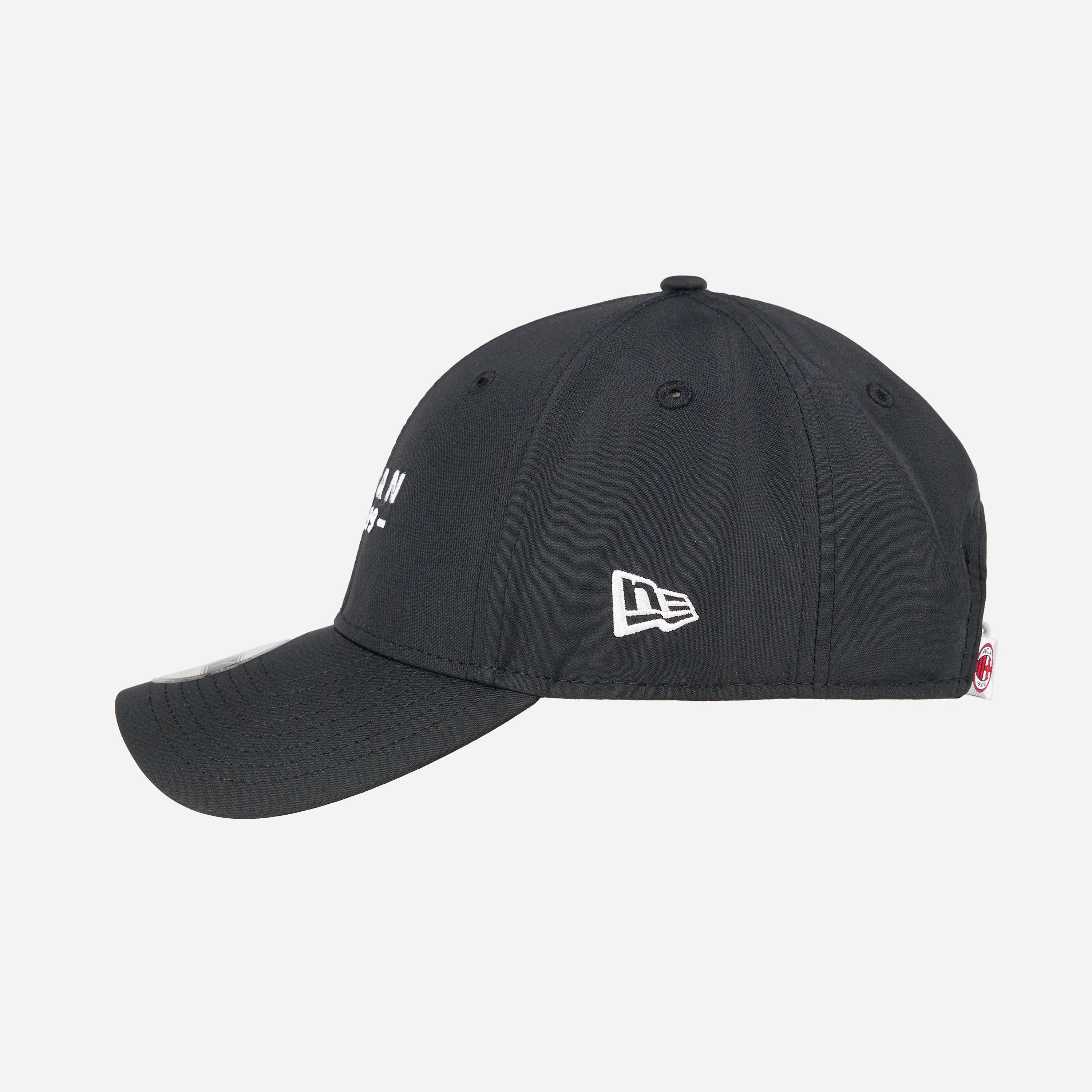 9FORTY® NEW ERA X AC MILAN CAP WITH LOGO AND EMBROIDERED 'AC MILAN ...