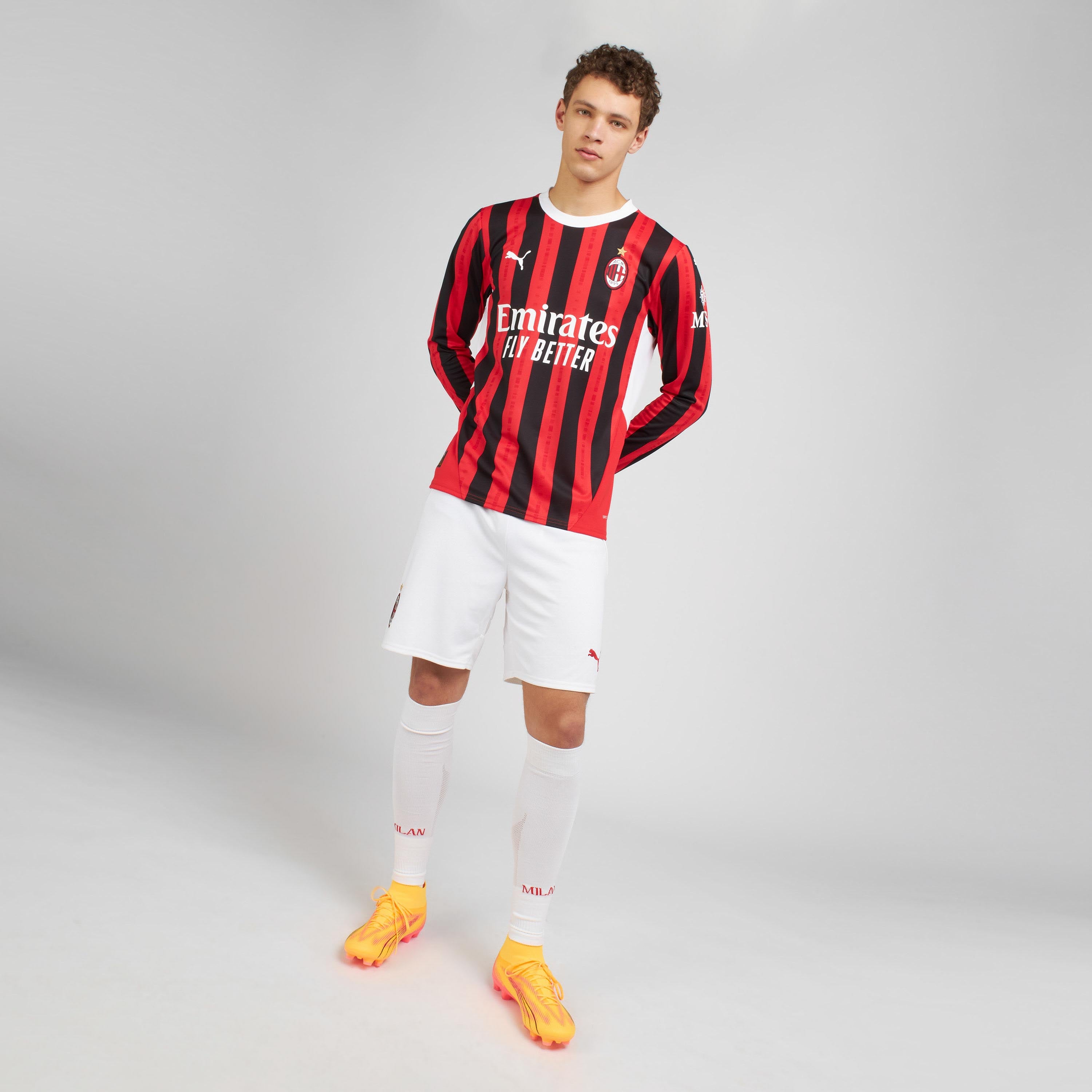 MILAN LONG SLEEVE HOME AUTHENTIC 2024/25 JERSEY | AC Milan Store