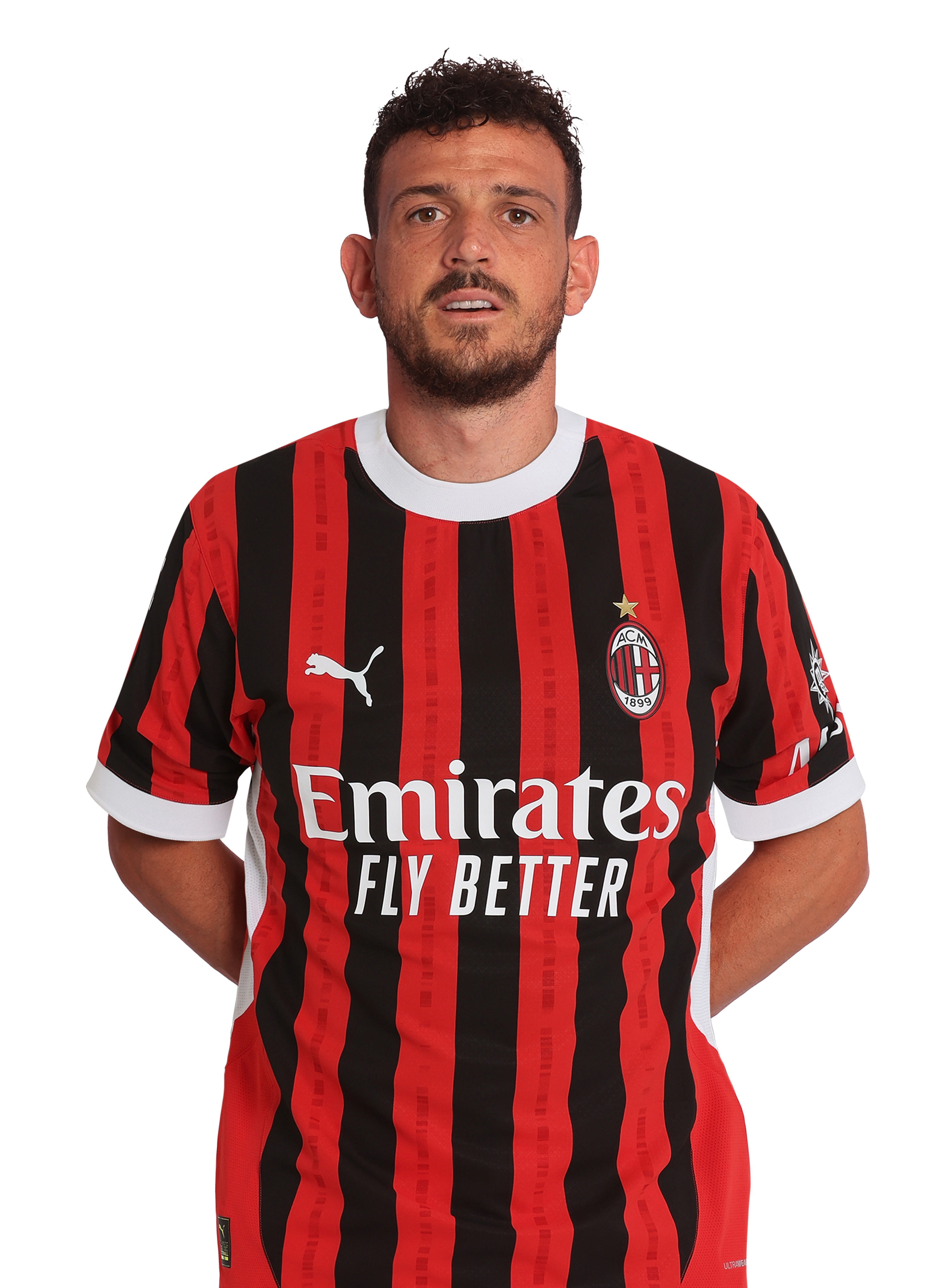 MAGLIA MILAN GARA HOME AUTHENTIC 2023/24 - FLORENZI 42 | AC Milan Store